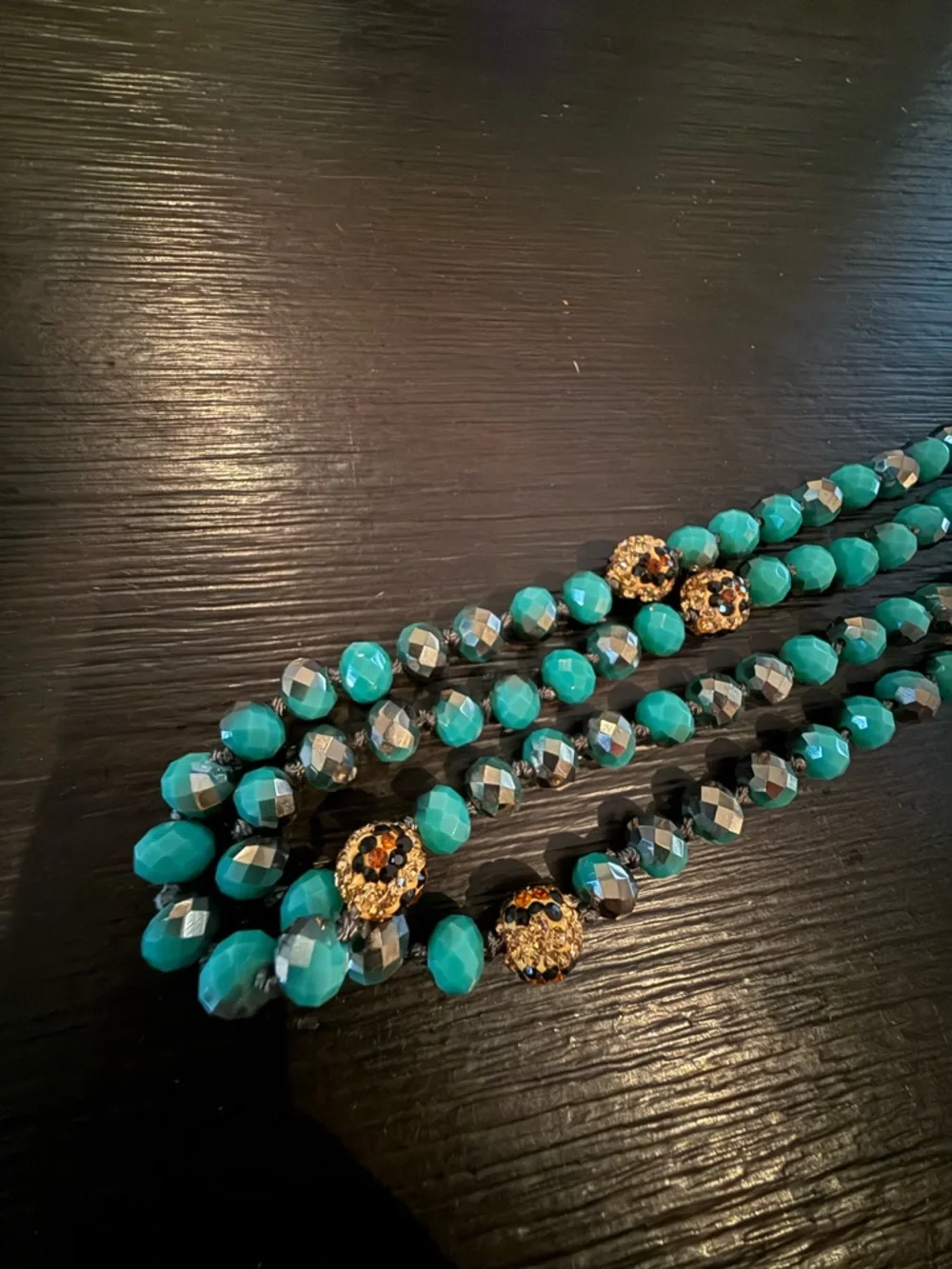 Jewelry | Turquoise Color Beaded Multi Strand Necklace Boho Western ...
